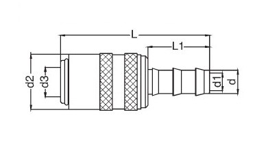S09HZ PL10 | Szybkozłącze do form wtryskowych DN9 typ HASCO, do węża ...