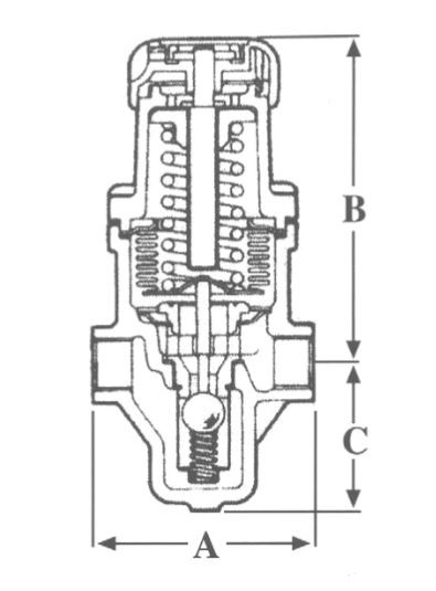 TH158SC062A | Reduktor ciśnienia pary G1 reg 1,4-4,0 bar, max 17 bar