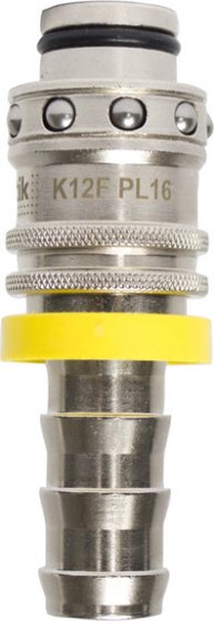 K12F PL13 | Króciec do form wtryskowych DN12 typ RPL, do węża Push-Lock ...