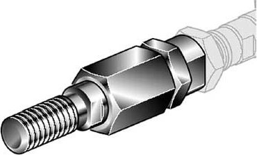 SAS/025-032 | Sprzęgło elastyczne M10x1,25 do siłownika pneumatycznego ...